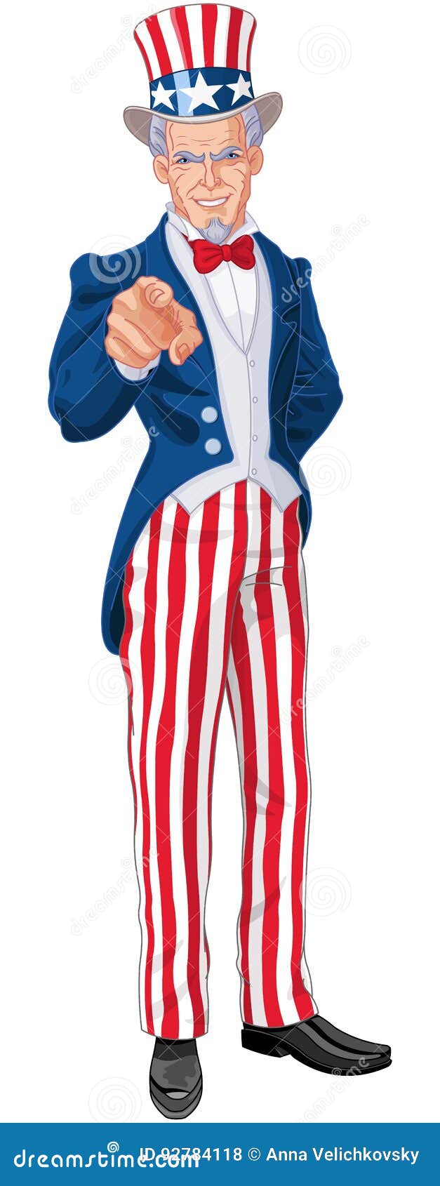 Uncle Sam Wants You! stock vector. Illustration of july - 92784118