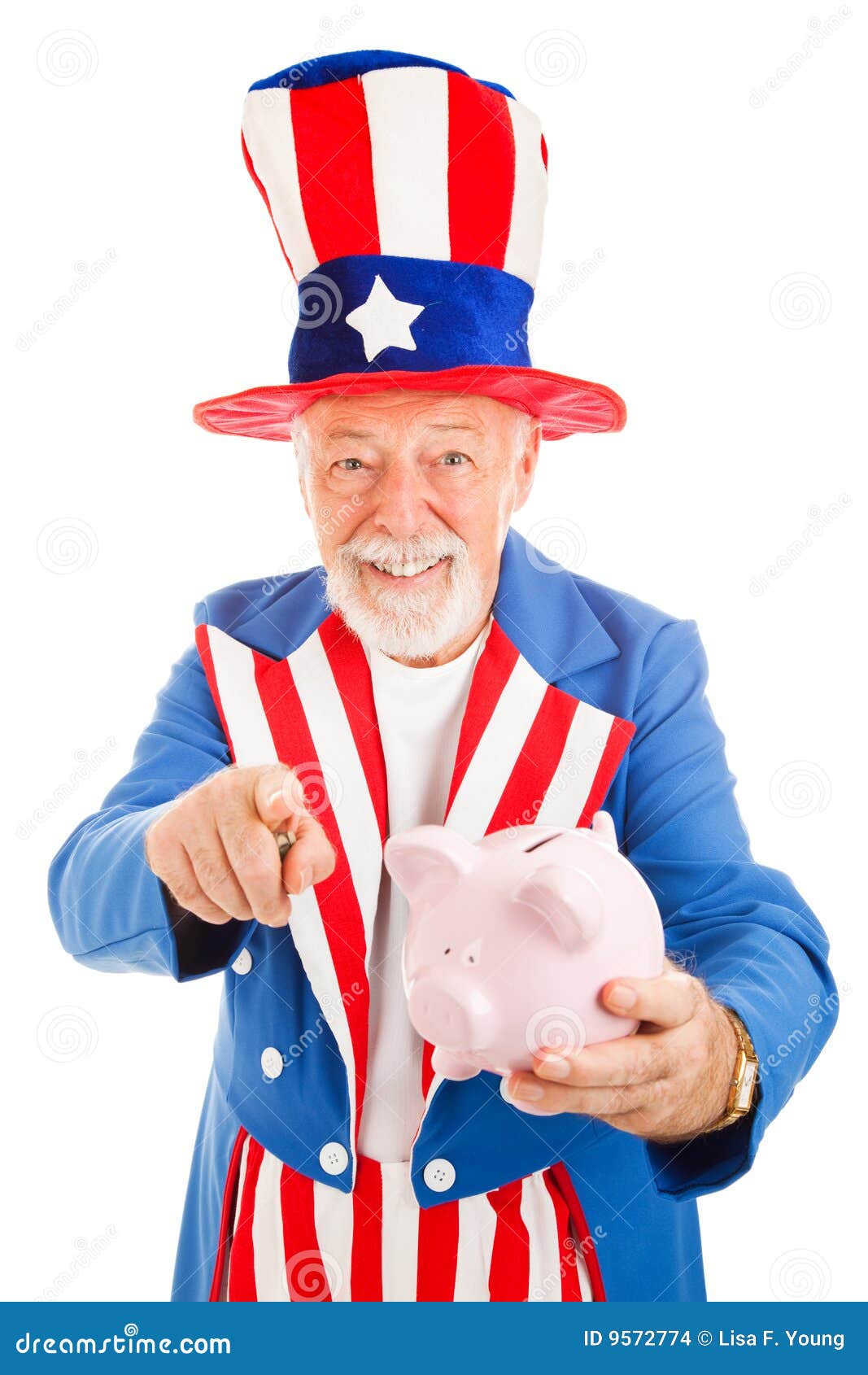Uncle Sam Wants Your Cash stock photo. Image of blank - 9572774