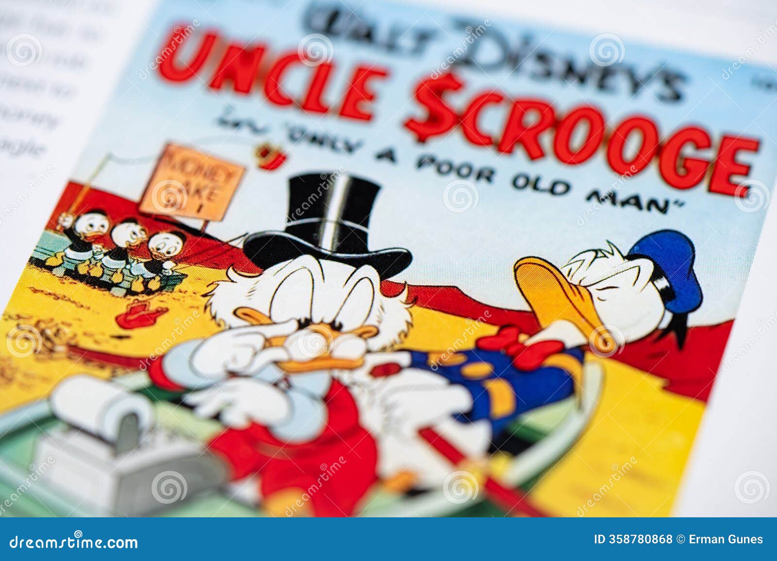 Uncle Scrooge, only a Poor Old Man from a Comic Book. Editorial Stock ...