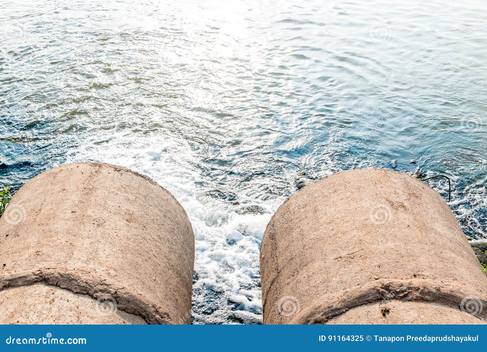 Unclean Water from the Sewer Stock Image - Image of unclean, contrast ...