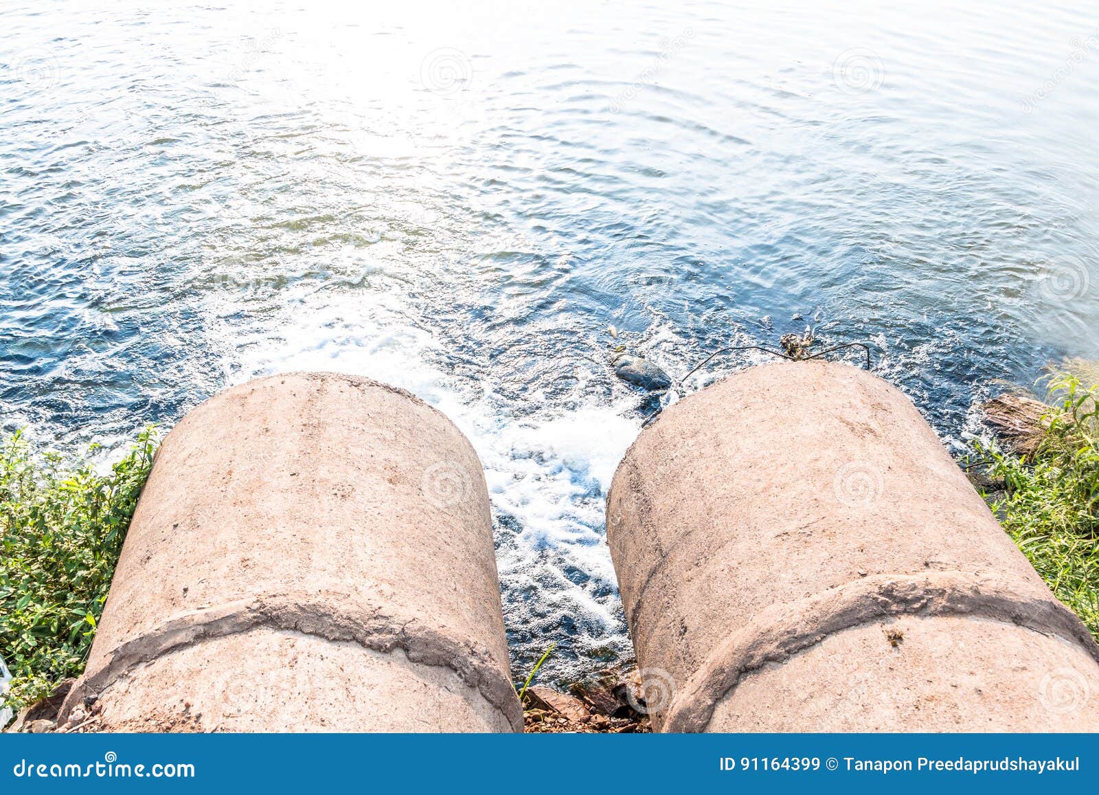 Unclean Water from the Sewer Stock Image - Image of construction, drain ...