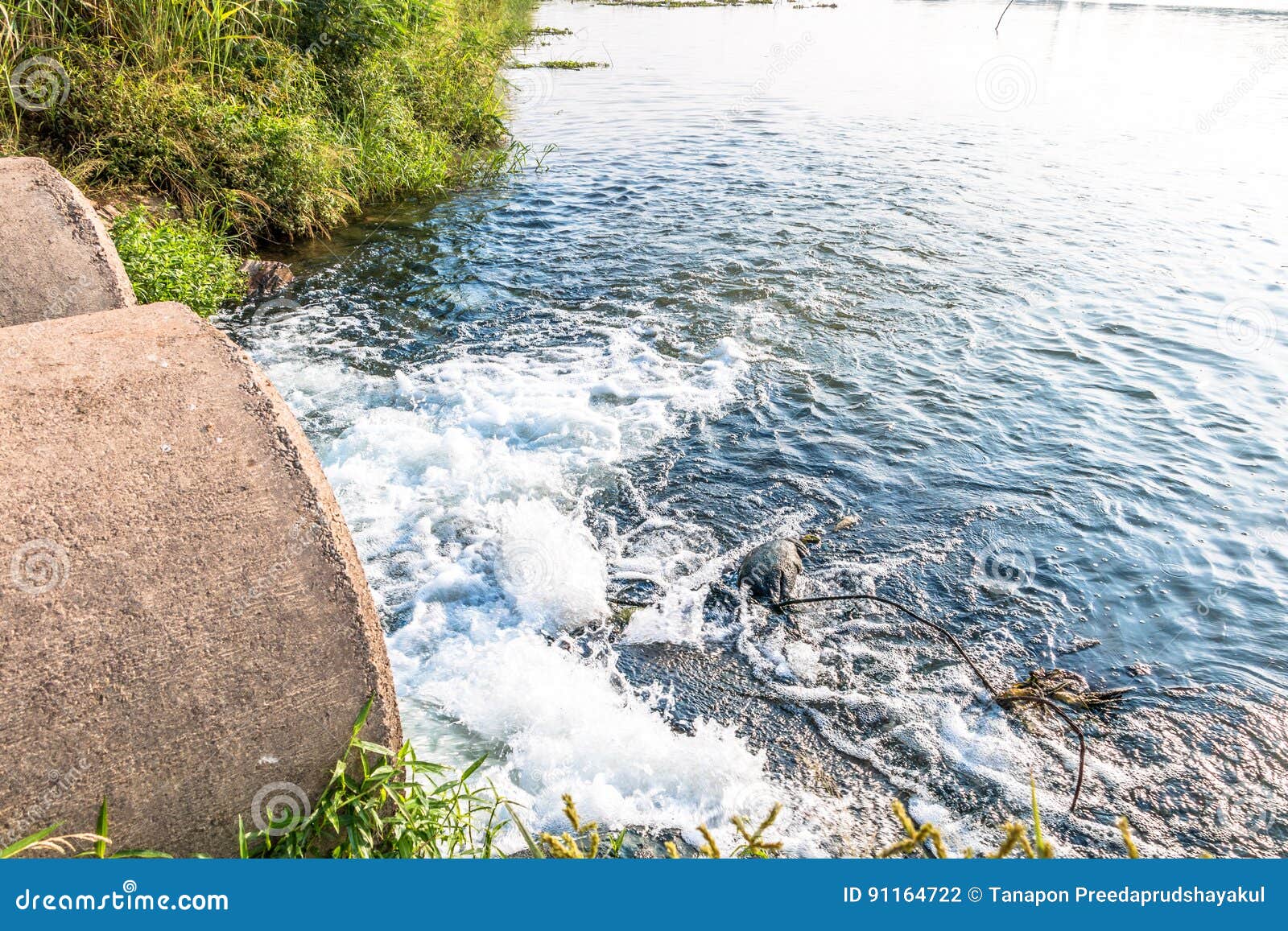 Unclean water stock photo. Image of industrial, pollution - 91164722