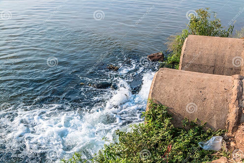 Unclean Water from the Sewer Stock Image - Image of drain, clean: 91164827