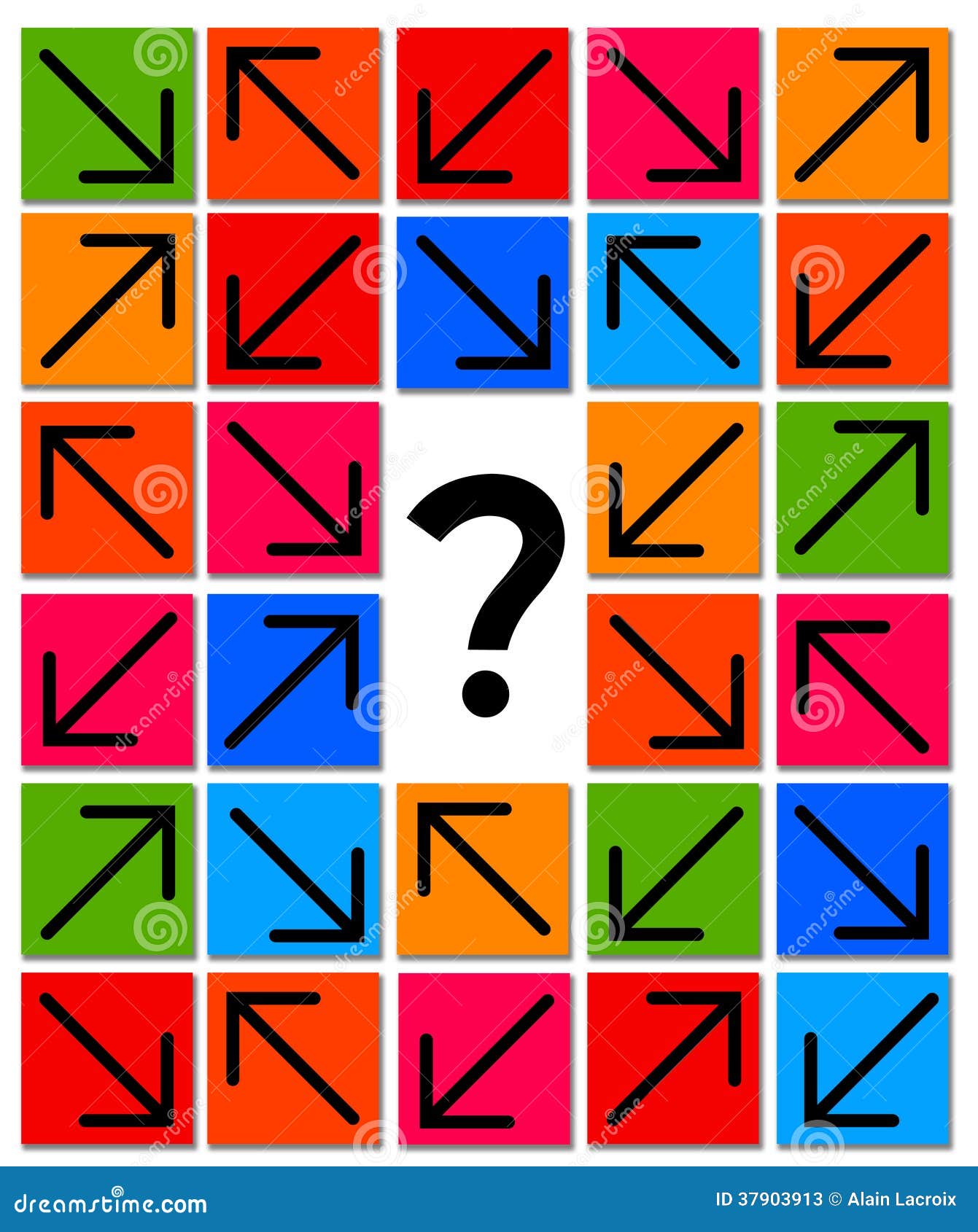 Unclear road stock illustration. Illustration of arrow - 37903913