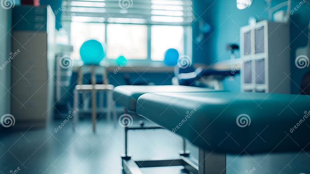 Uncluttered Background in a Physiotherapy Session Ready for Text ...