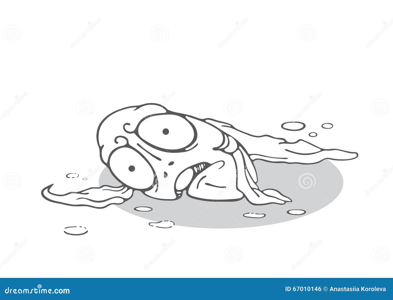 Uncolored dead fish stock vector. Illustration of clipart - 67010146