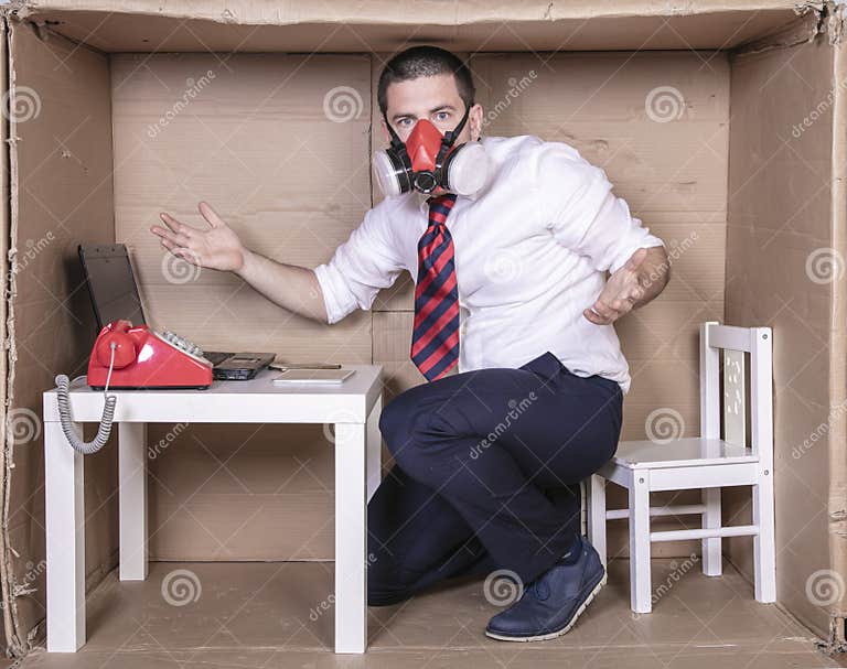 Uncomfortable Office Problem, Uncomfortable Position at Work Stock ...