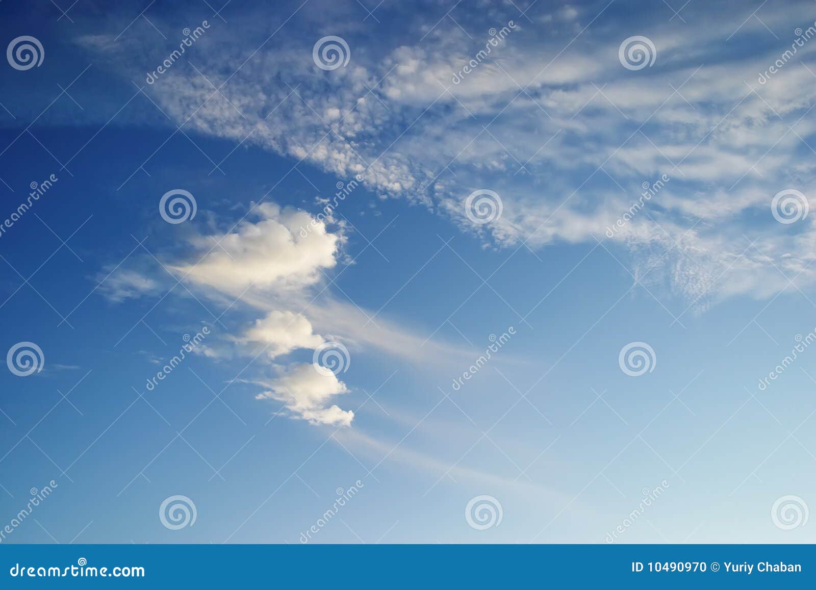 Uncommon clouds stock photo. Image of grey, abstract - 10490970