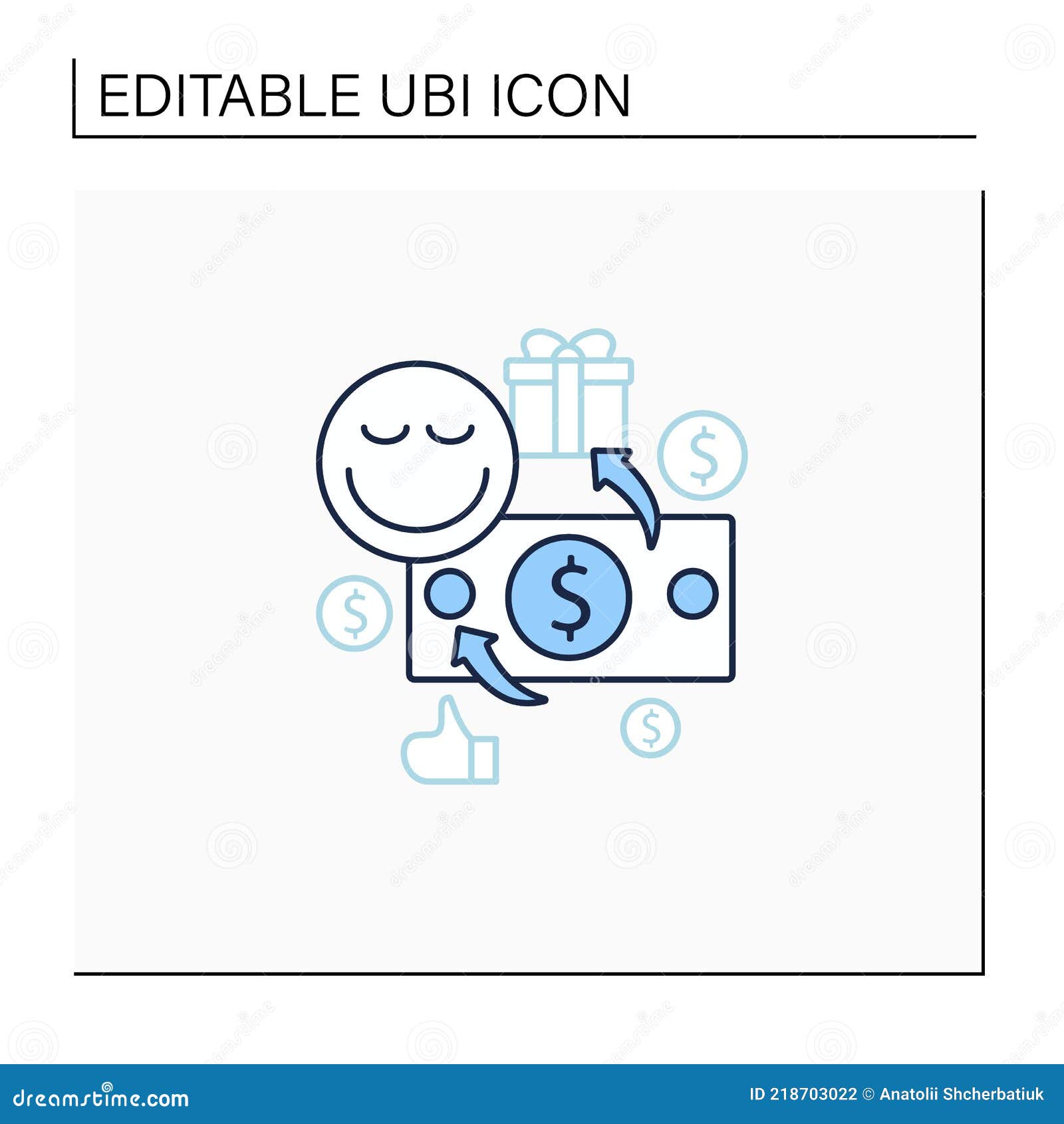 Payment Proceeds Linear Icons Set. Transactions, Remittance ...