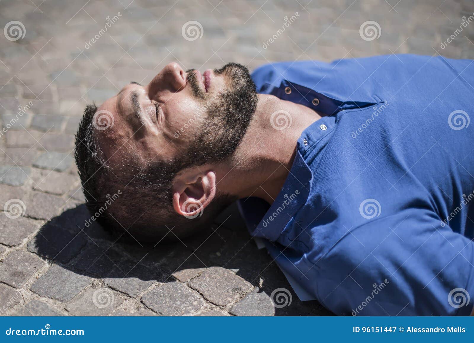 Unconscious Guy on the Floor Stock Image - Image of basic, accident ...