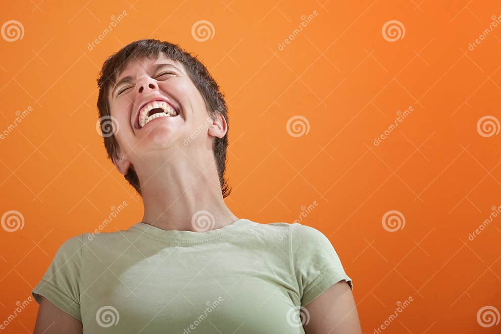 Uncontrollable Laughter stock image. Image of hysterical - 18179519
