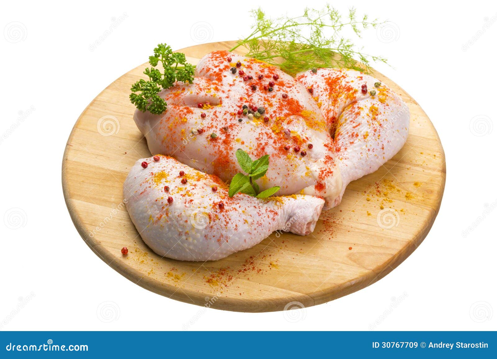 Uncoocked chicken stock image. Image of food, eating - 30767709