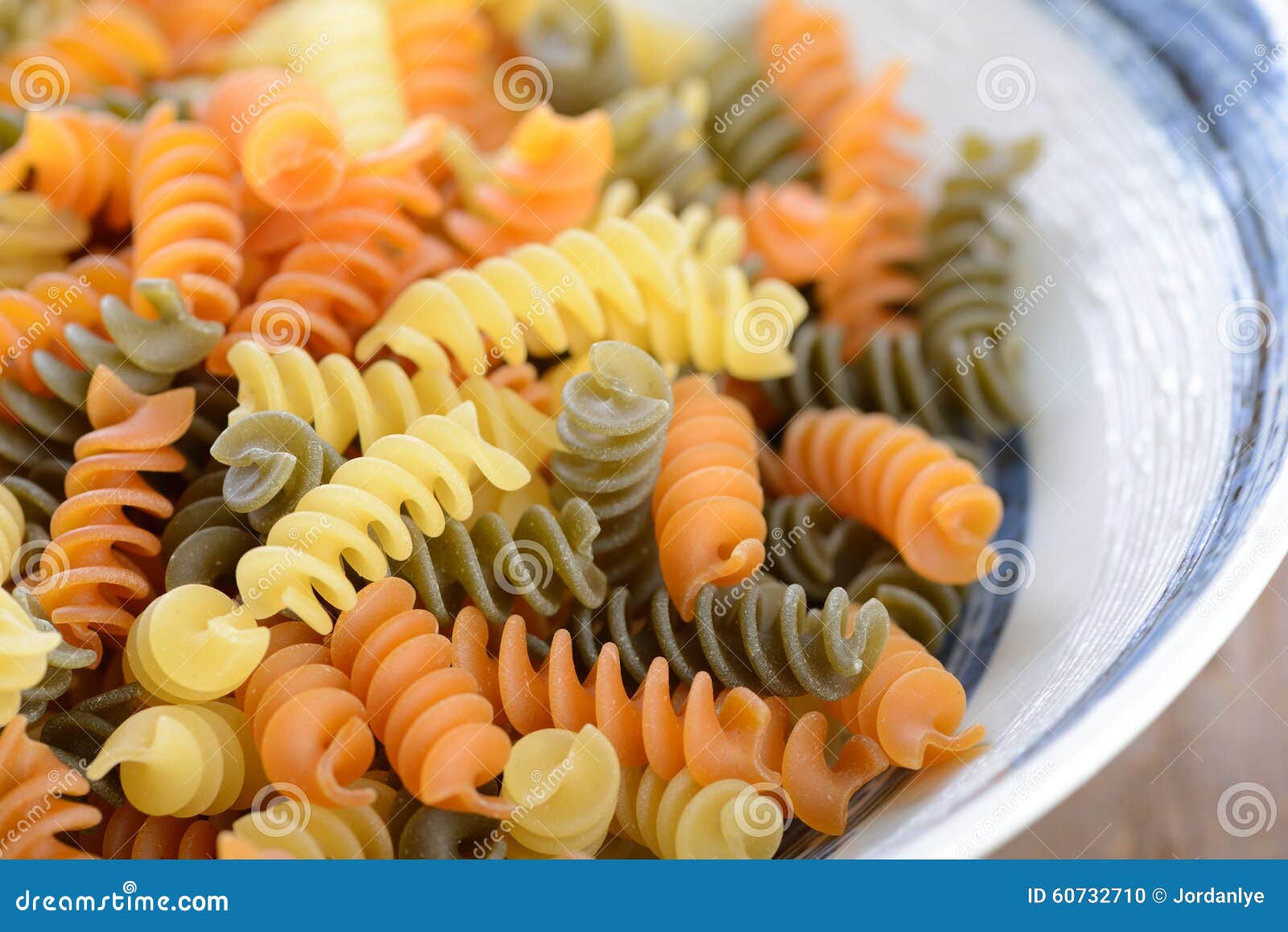 Uncook Italian Raw Fusilli Pasta Stock Photo - Image of pasta, fusilli ...