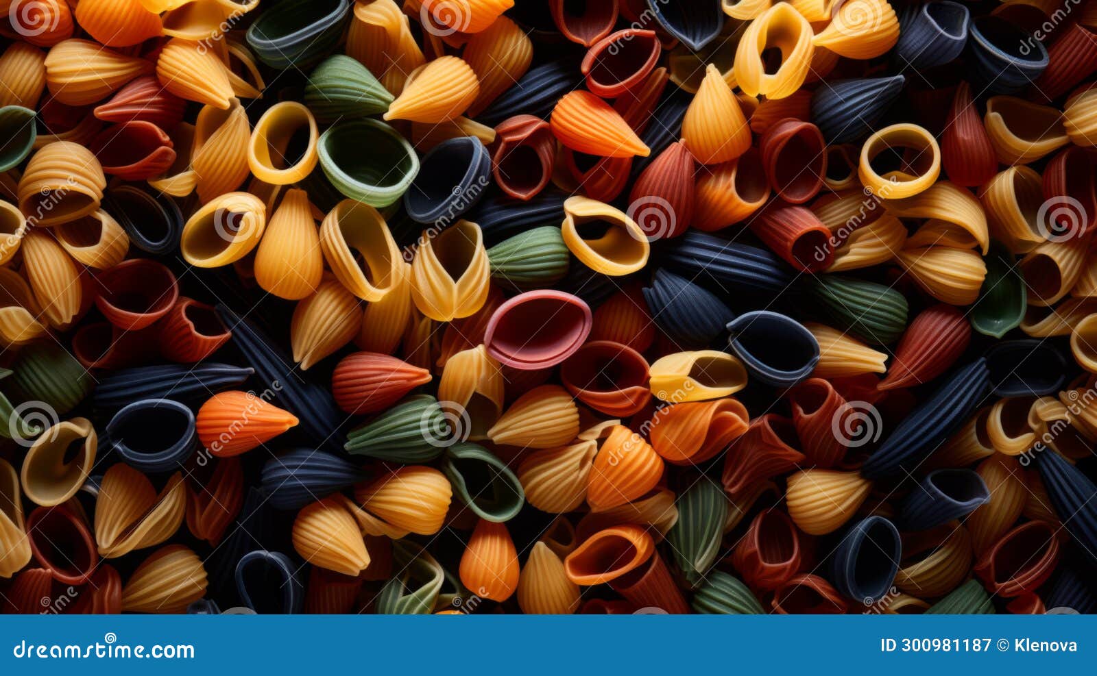 Assortment of Different Types of Pasta Stock Image - Image of ...