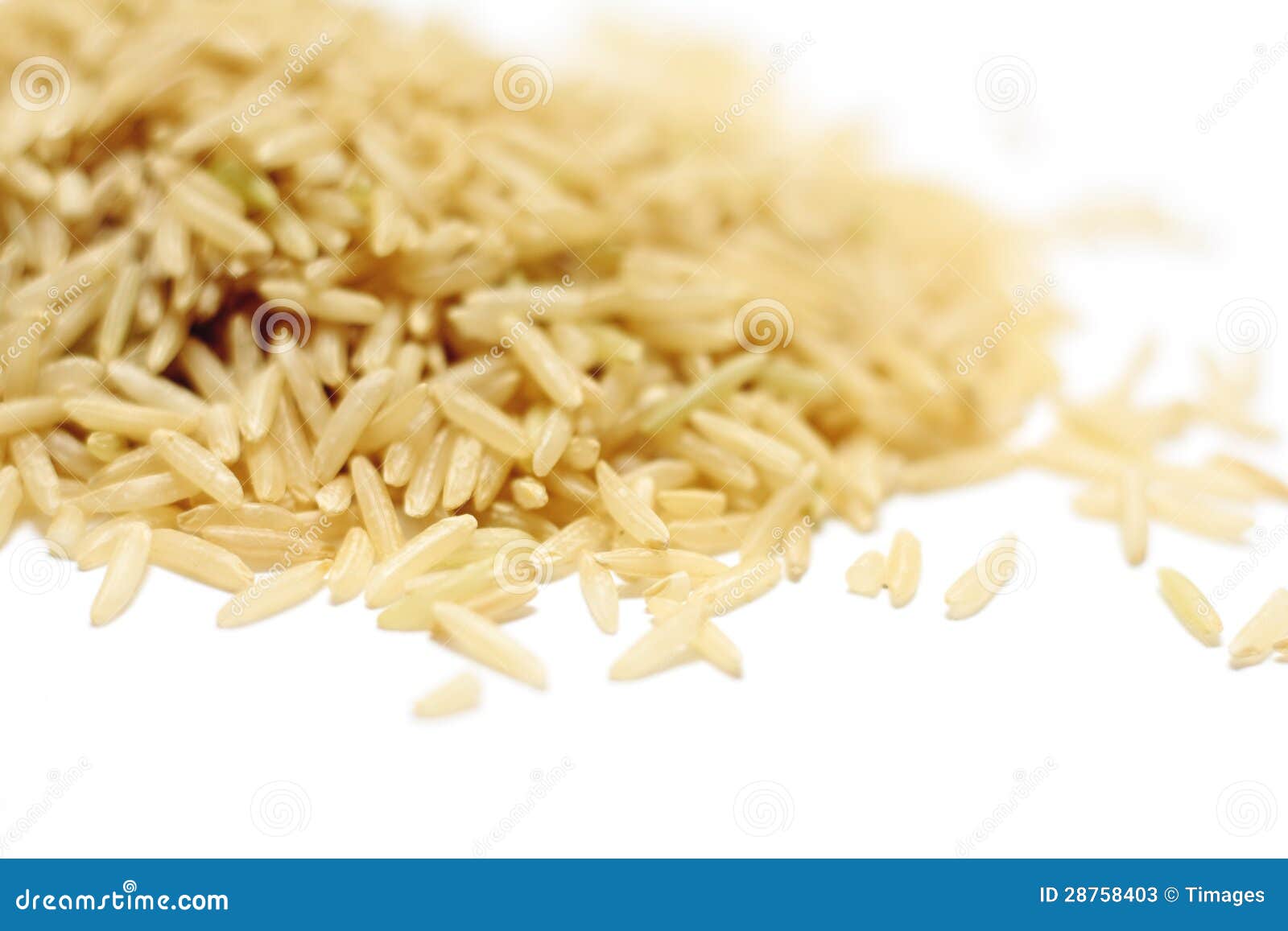 Uncooked brown rice stock image. Image of vegetarian - 28758403