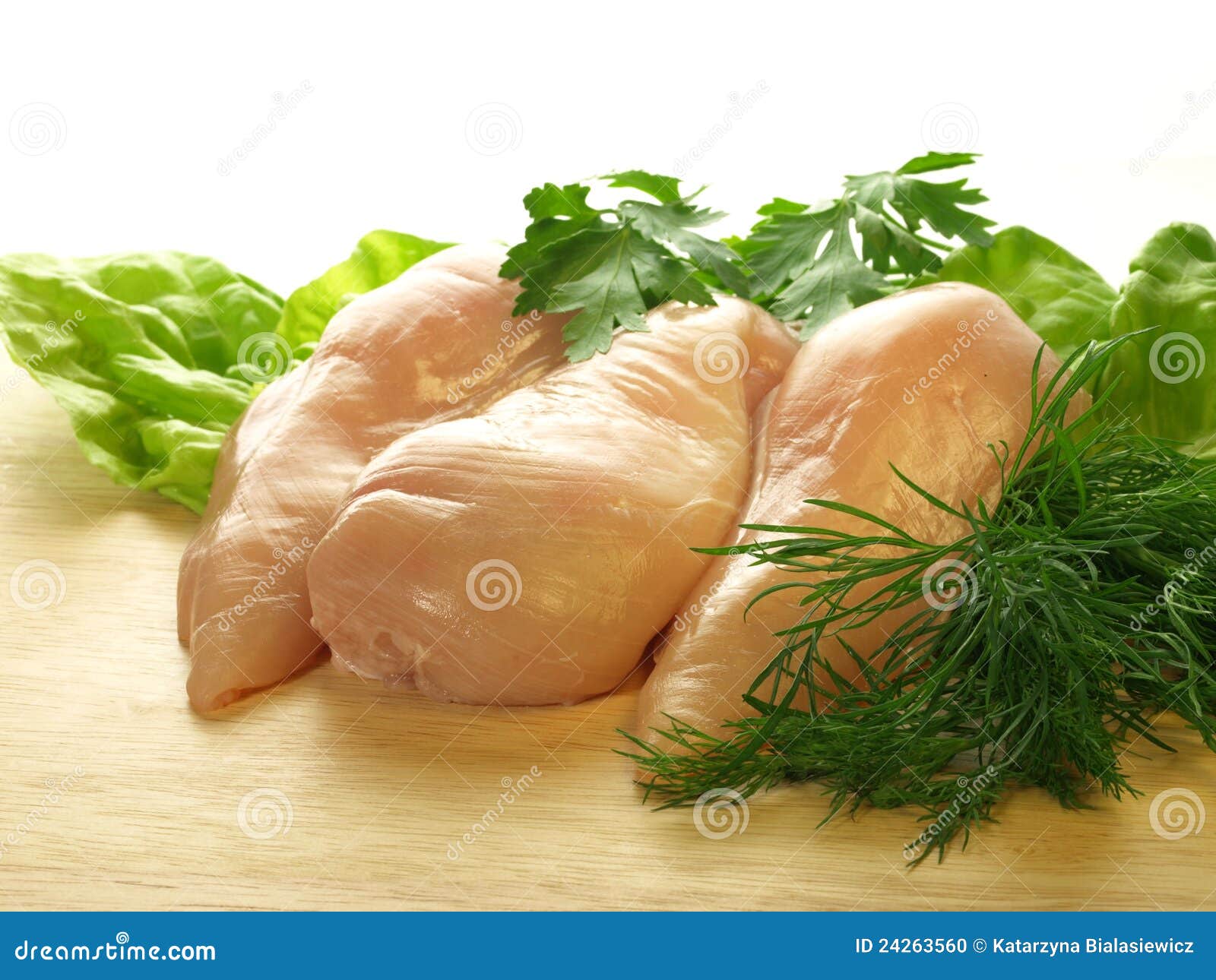 Uncooked Chicken Breast