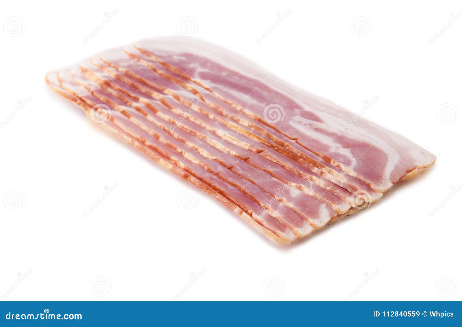 Uncooked Cured Side Bacon Slices Stock Image - Image of gourmet, juicy ...