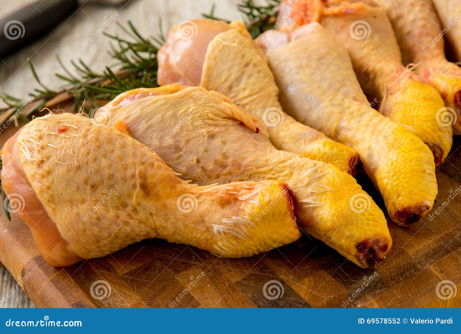Uncooked Dry Rubbed Chicken Legs Stock Photo - Image of herbs, chop ...