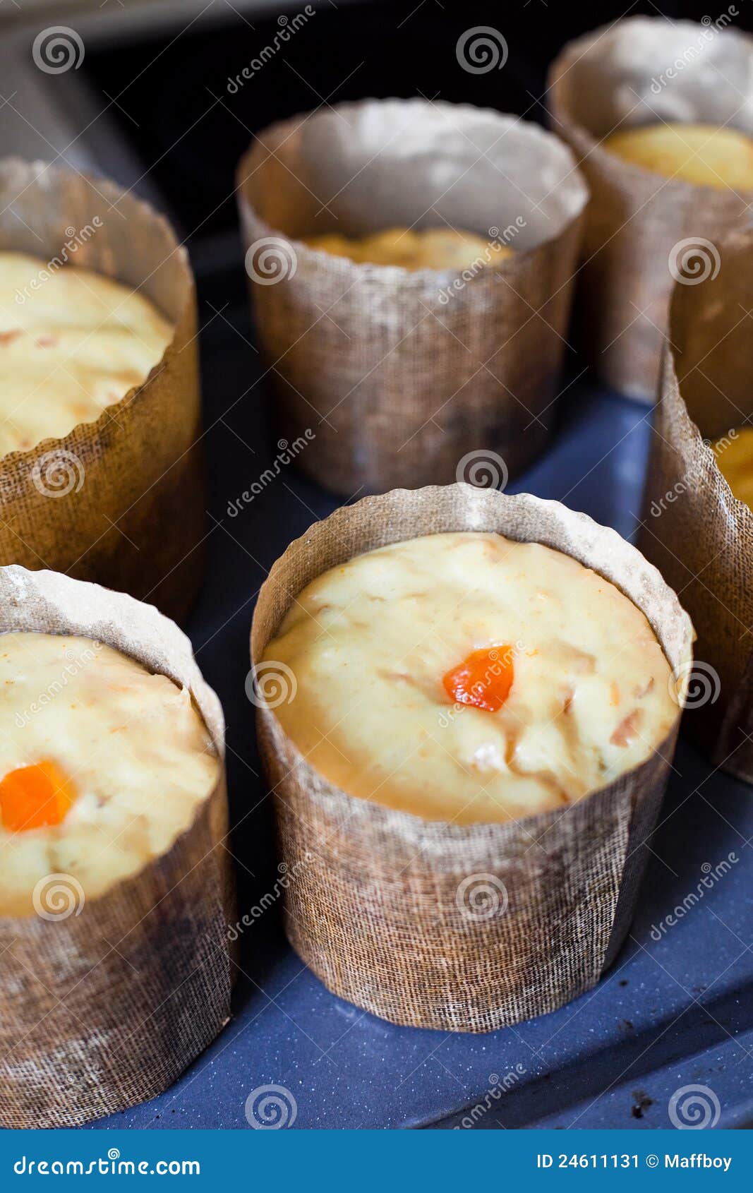 Uncooked Easter cakes stock image. Image of event, powdered - 24611131