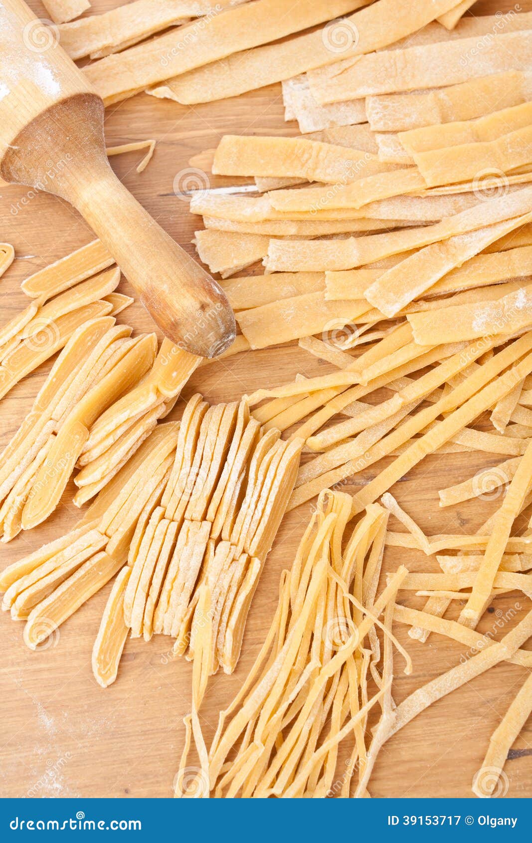 Uncooked Homemade Egg Pasta Stock Image - Image of board, type: 39153717