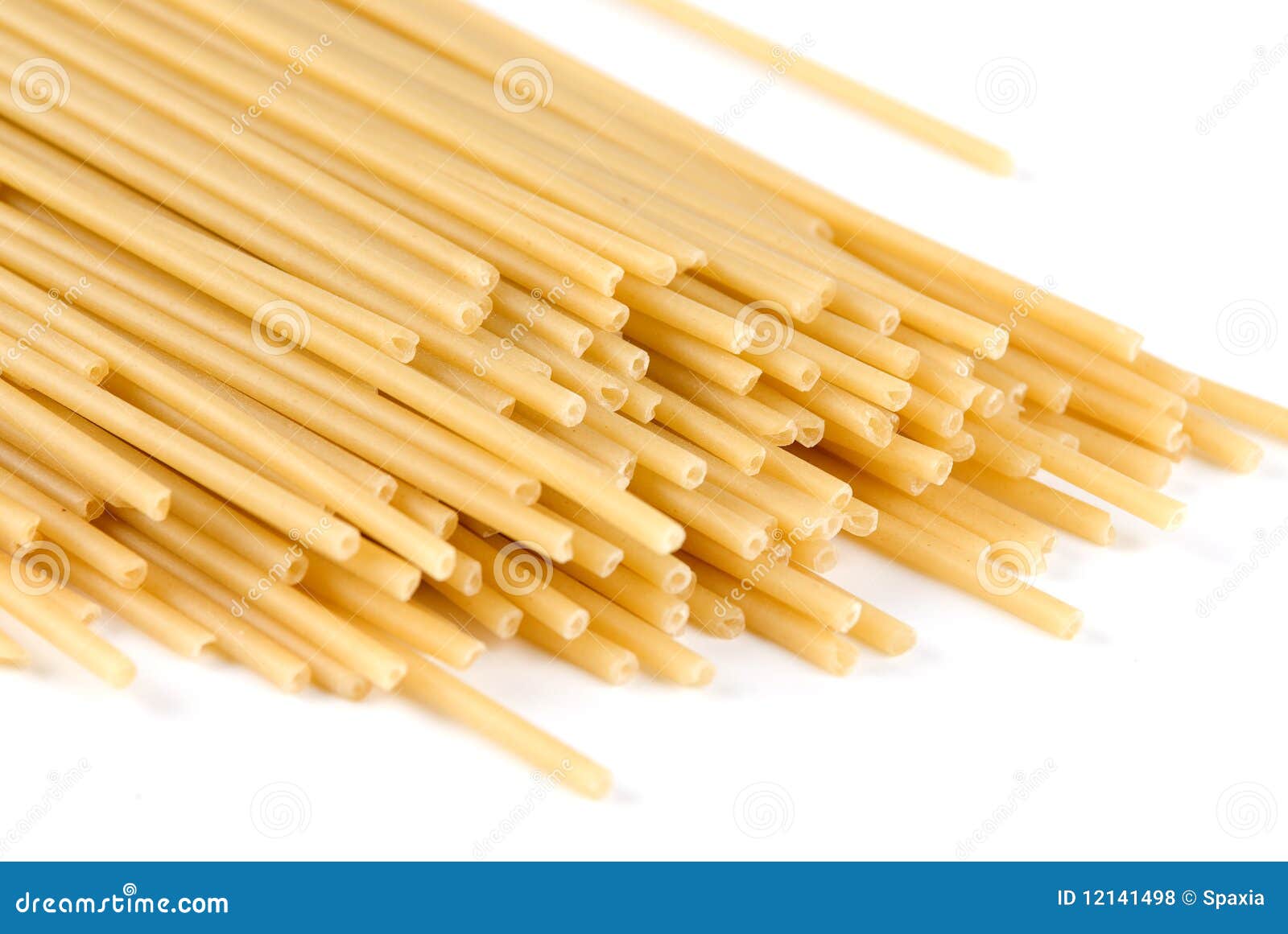 Uncooked italian spaghetti stock photo. Image of refreshment - 12141498