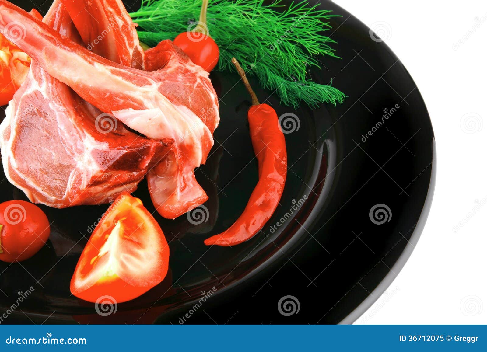 Uncooked lamb ribs stock image. Image of effect, color - 36712075