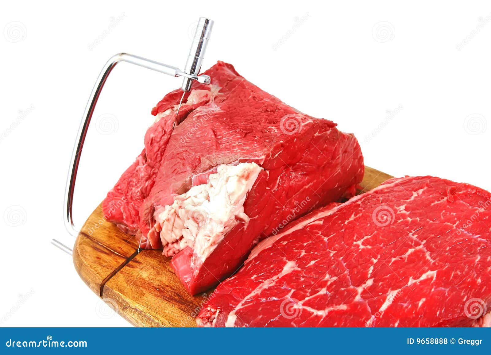 Uncooked meat stock photo. Image of horizontal, close - 9658888