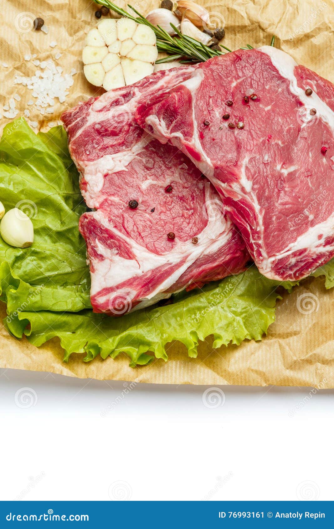 Uncooked Organic Shin of Beef Meat Stock Image - Image of pepper ...