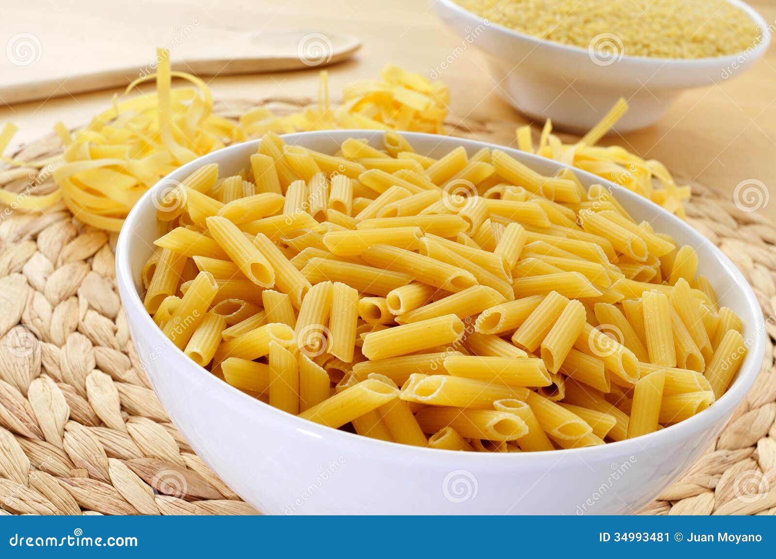 Uncooked pasta stock image. Image of ingredient, cuisine - 34993481