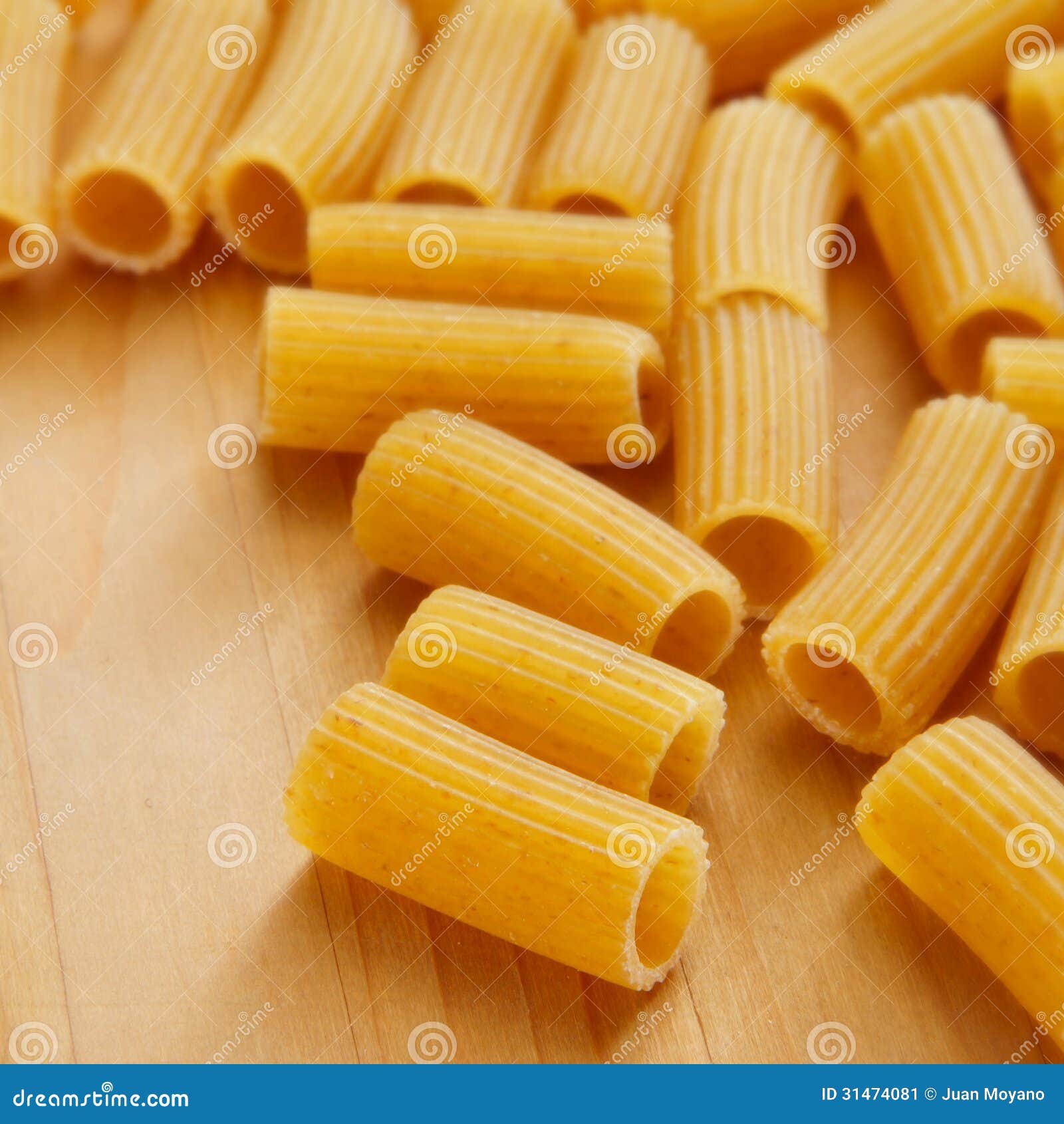 Uncooked penne rigate stock image. Image of recipe, penne - 31474081