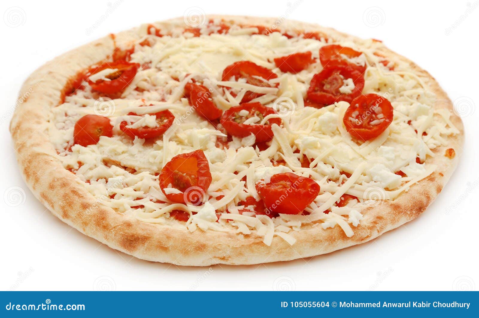 Uncooked pizza stock photo. Image of pizza, fast, fresh - 105055604