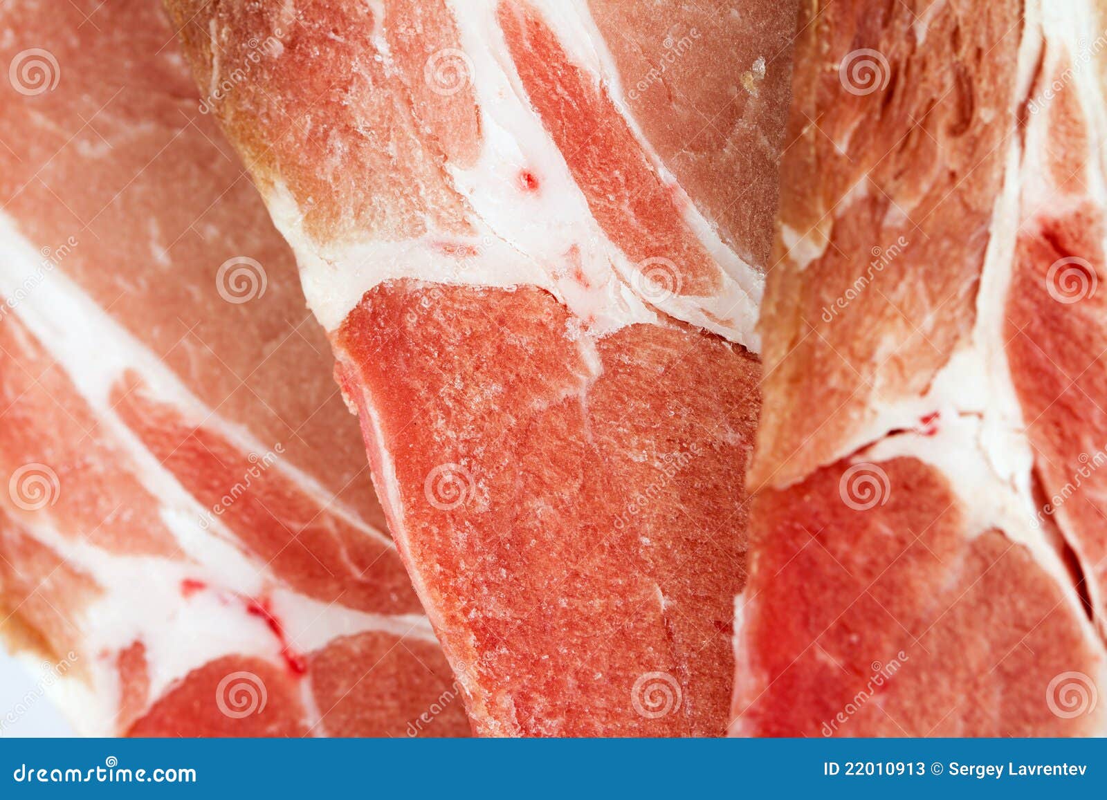 Uncooked pork chops stock image. Image of ingredient - 22010913