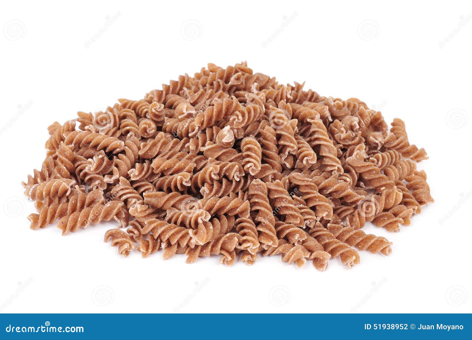 Uncooked spelt fusilli stock photo. Image of dried, macro - 51938952