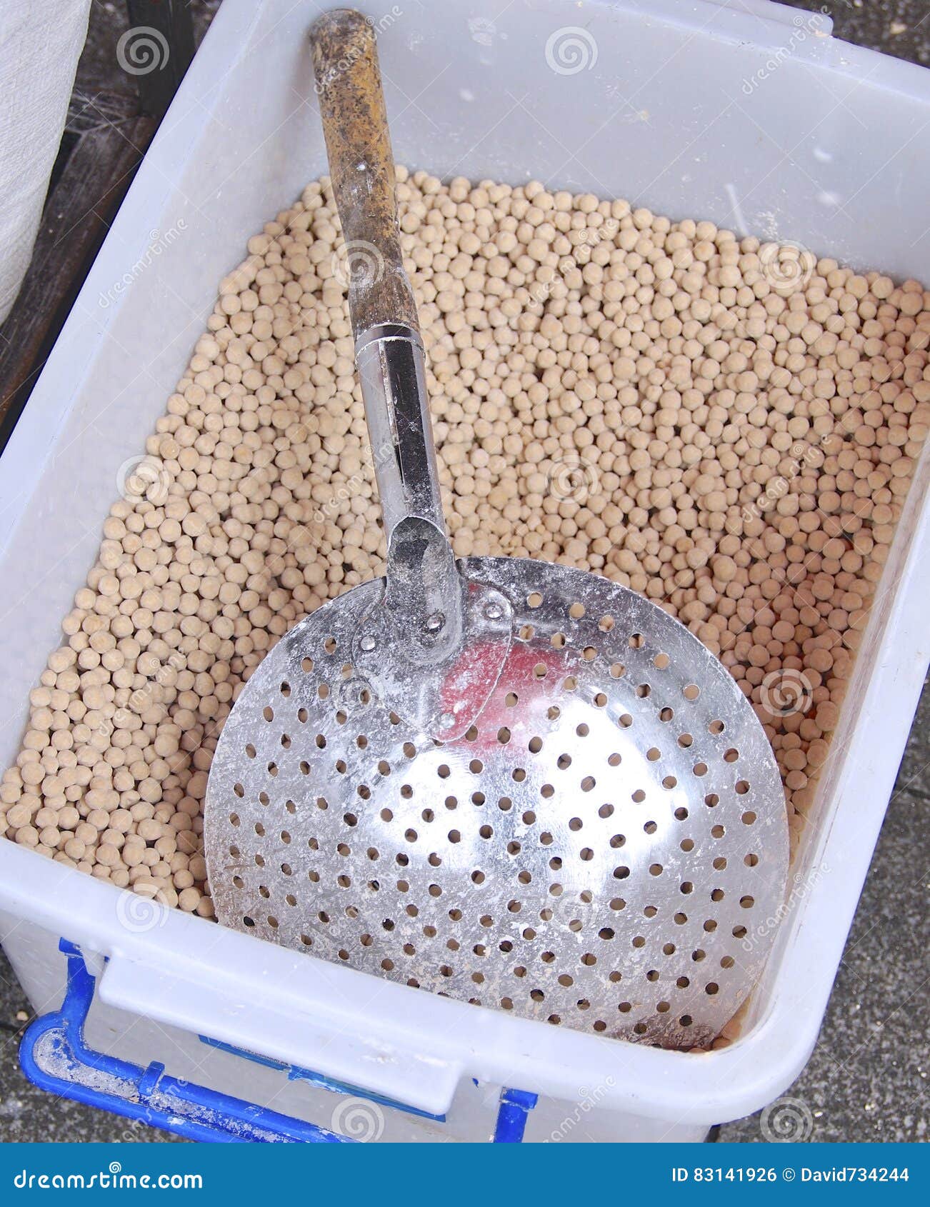Uncooked tapioca pearls stock photo. Image of bowl, chinese - 83141926