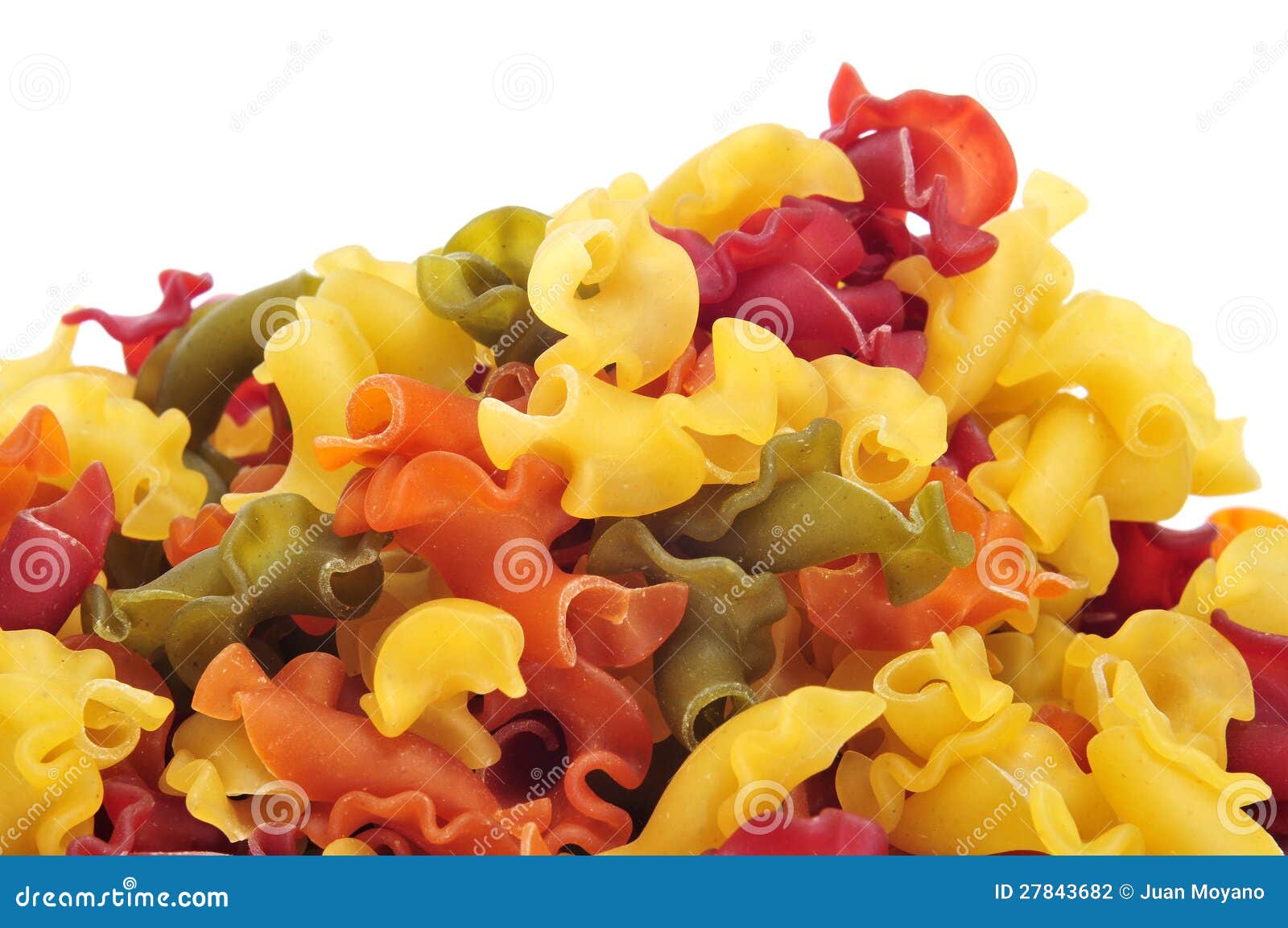 Gigli Pasta In Close Up Detail For Food Background. Stock Photography ...