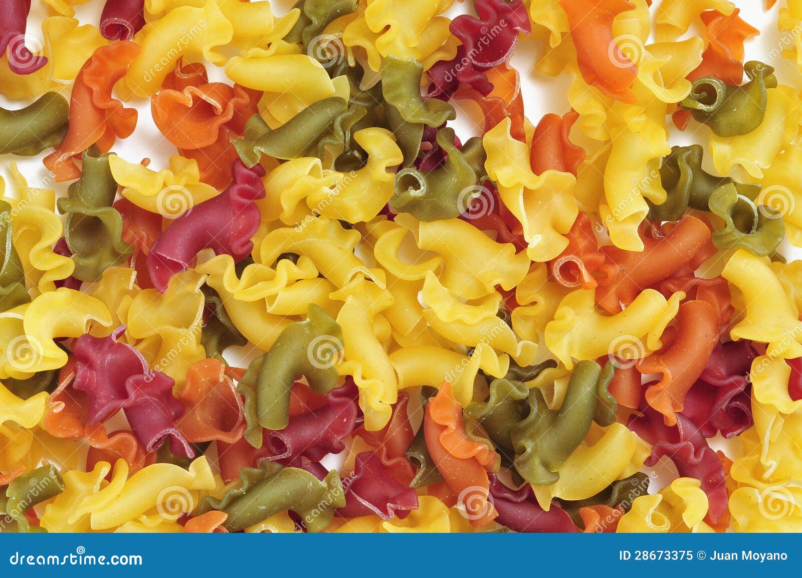 Gigli Pasta In Close Up Detail For Food Background. Stock Photography ...
