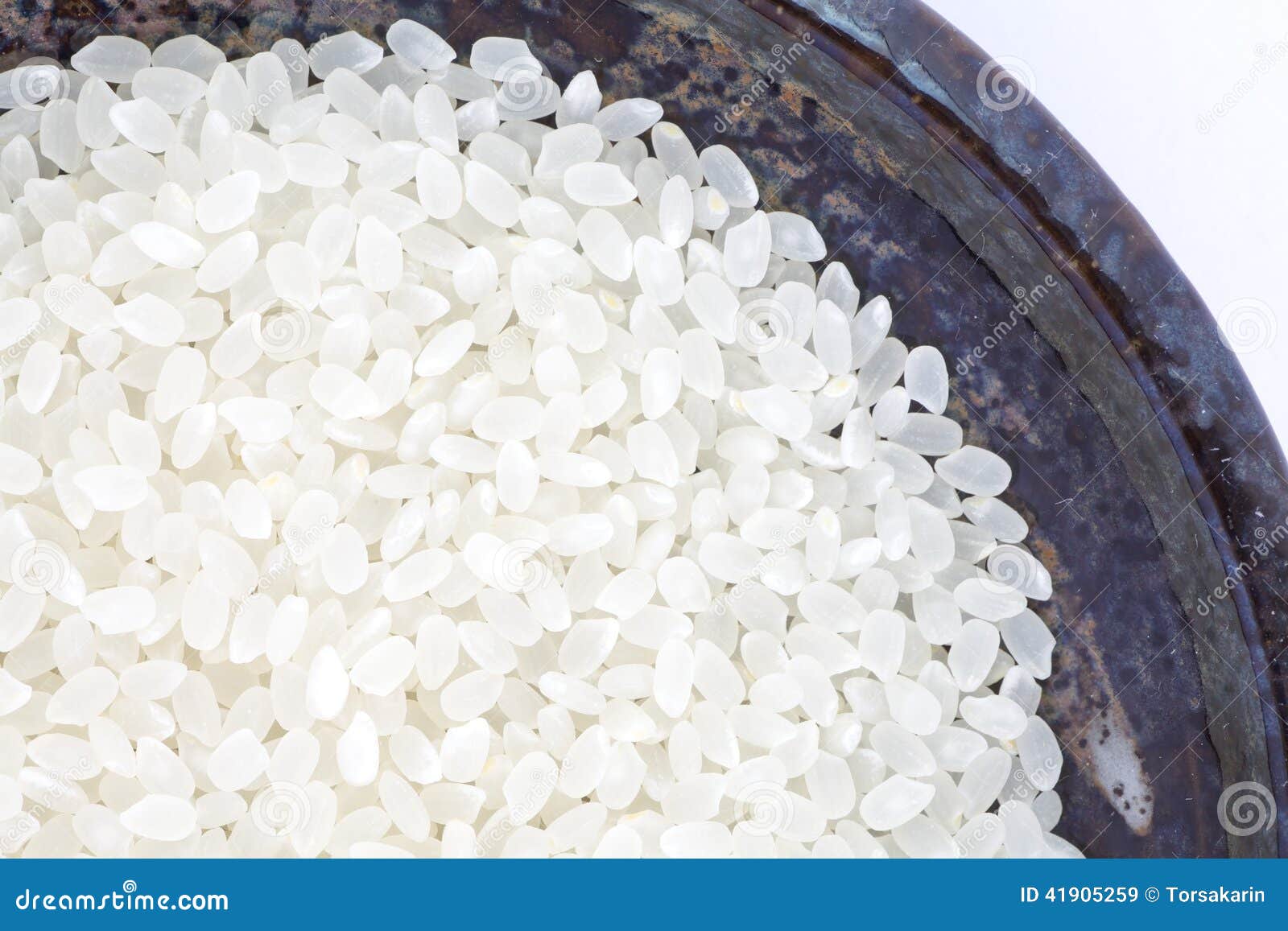 Uncooked white rice stock image. Image of food, cereal - 41905259