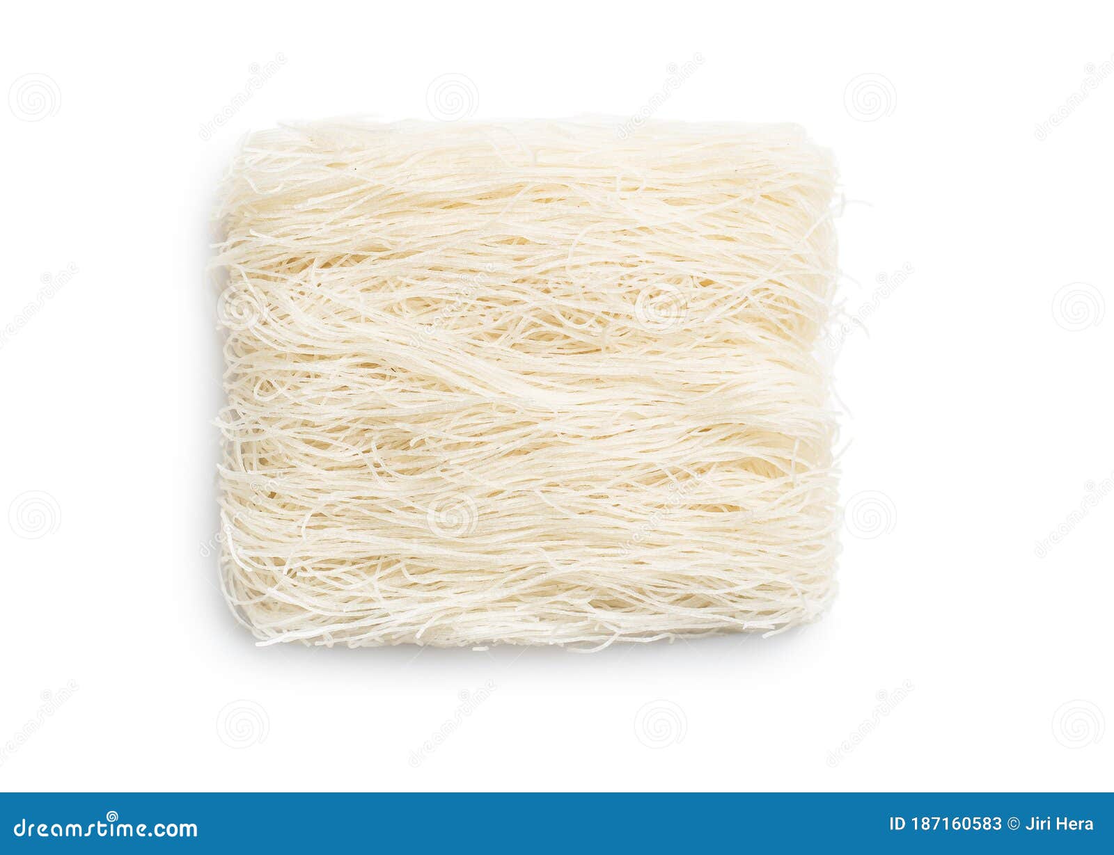 Uncooked White Rice Noodles Stock Image - Image of organic, japanese ...