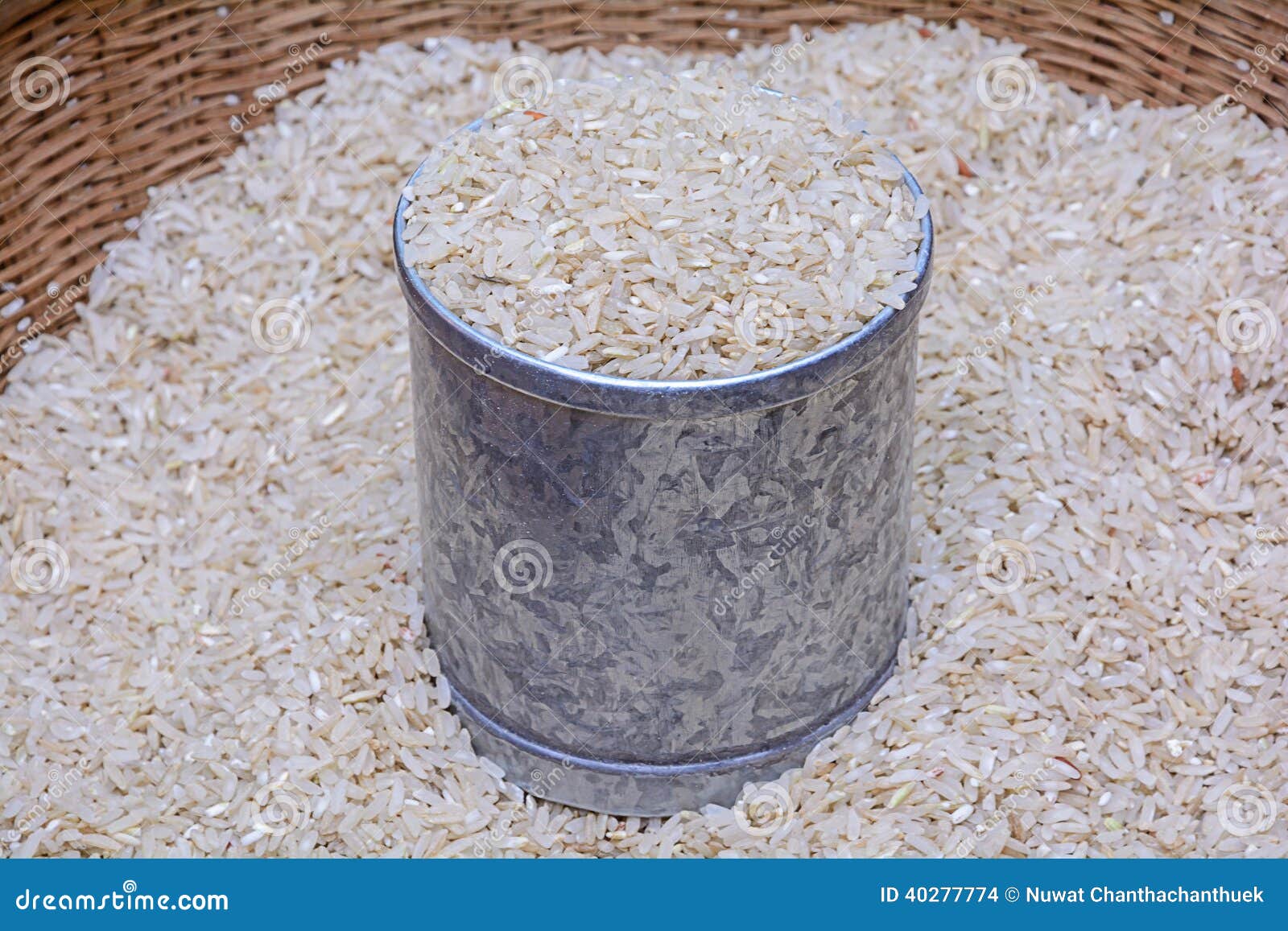 Uncooked white rice stock photo. Image of carbohydrate - 40277774