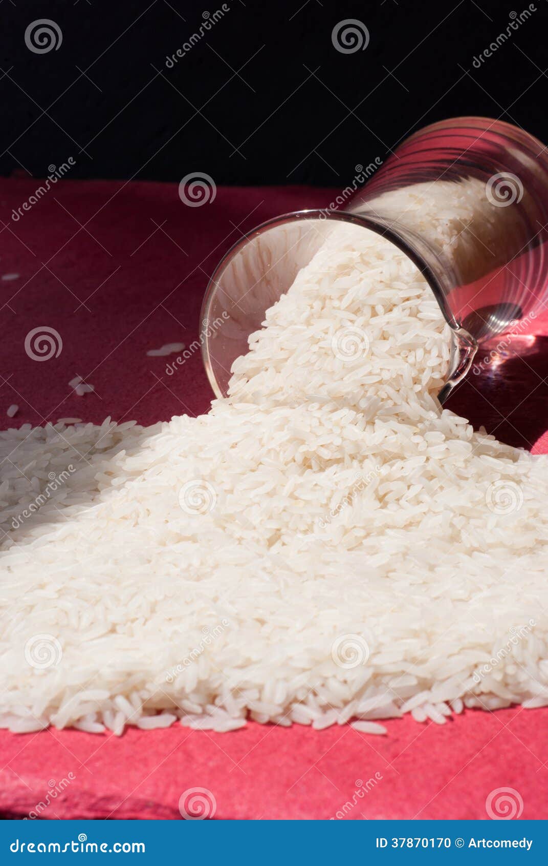 Uncooked white rice stock photo. Image of grain, rice - 37870170
