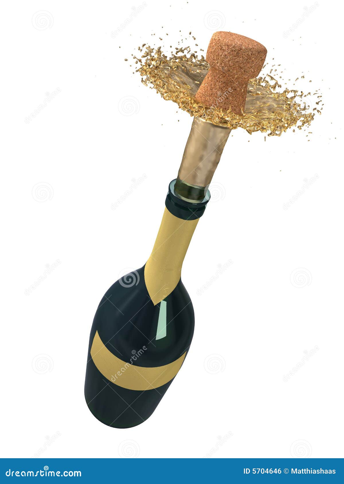 Uncorked stock illustration. Illustration of bottle, cork - 5704646