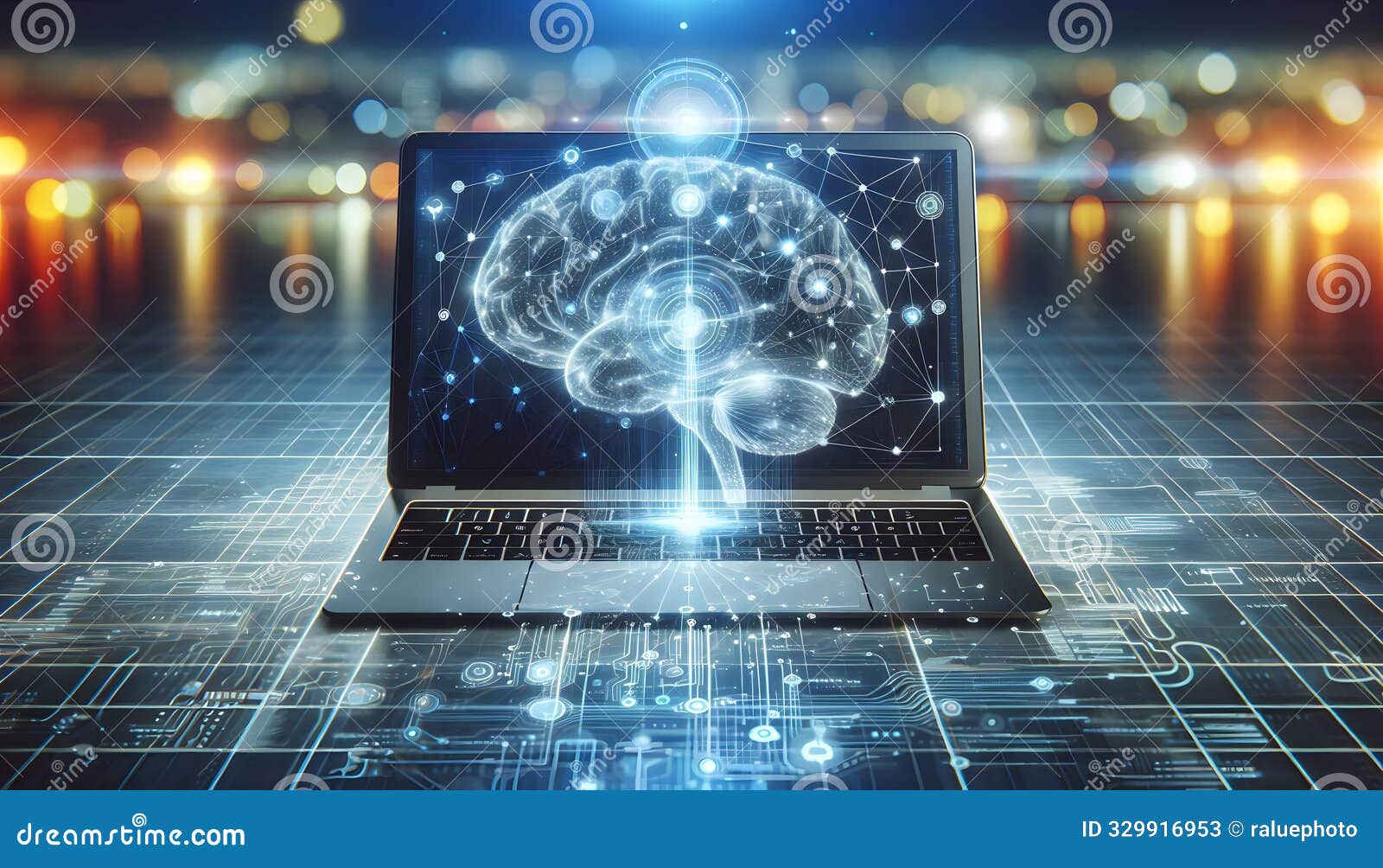 Uncover the Power of AI-Powered Data Analytics Stock Illustration ...