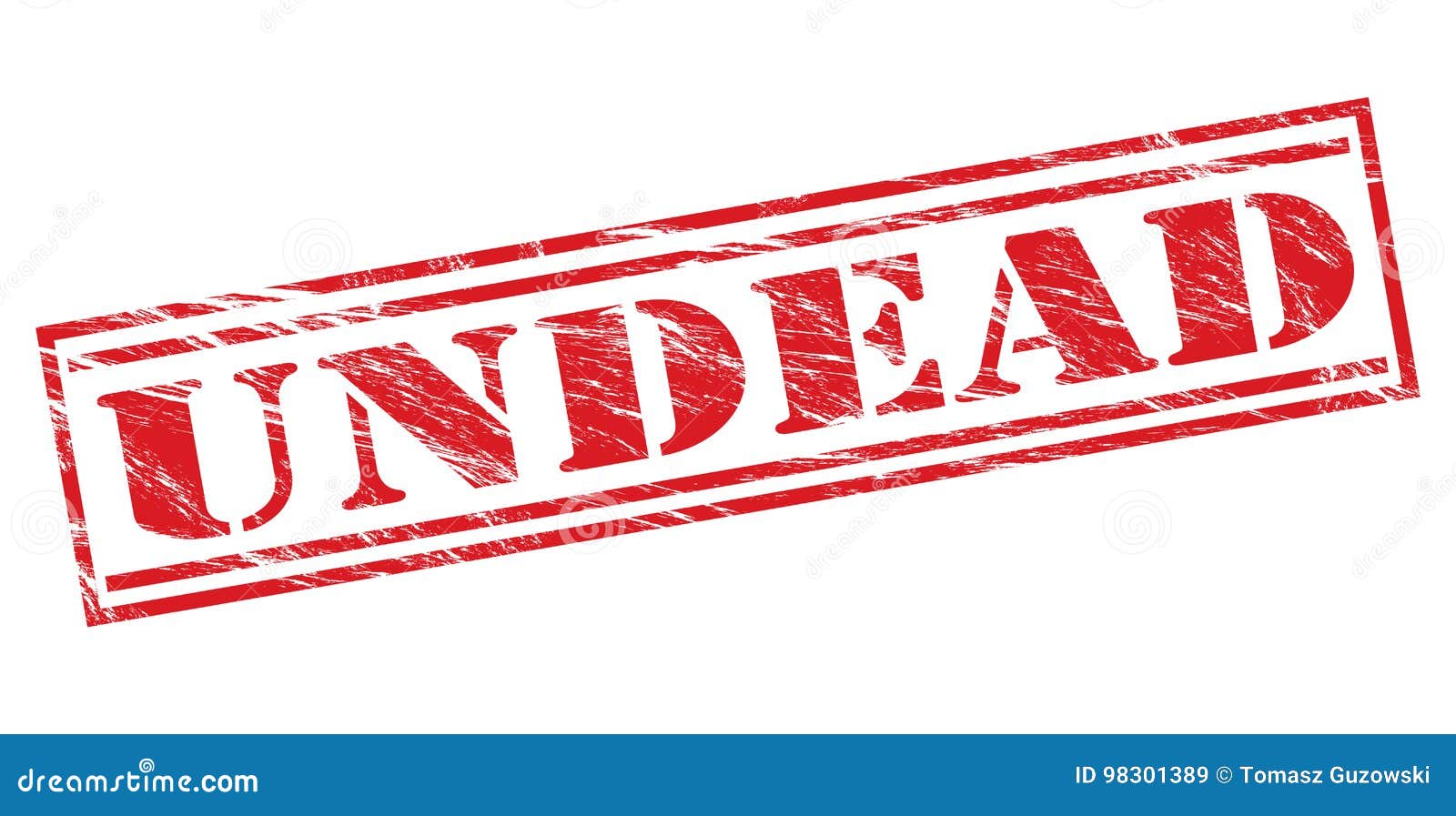 Undead red stamp stock illustration. Illustration of button - 98301389