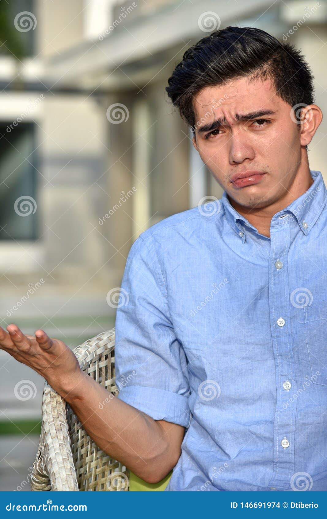 Undecided Young Minority Person Stock Photo - Image of undecided ...