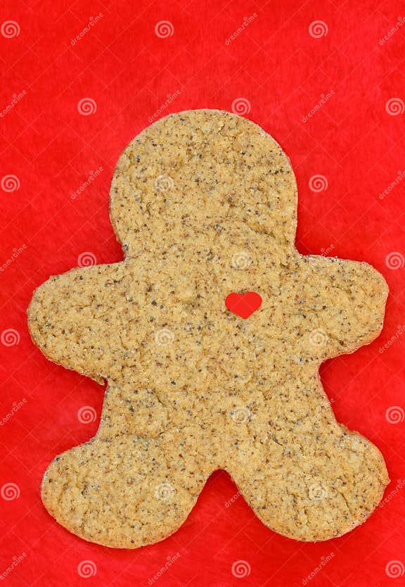 Undecorated Gingerbread Cookie Stock Photo - Image of close, christmas ...