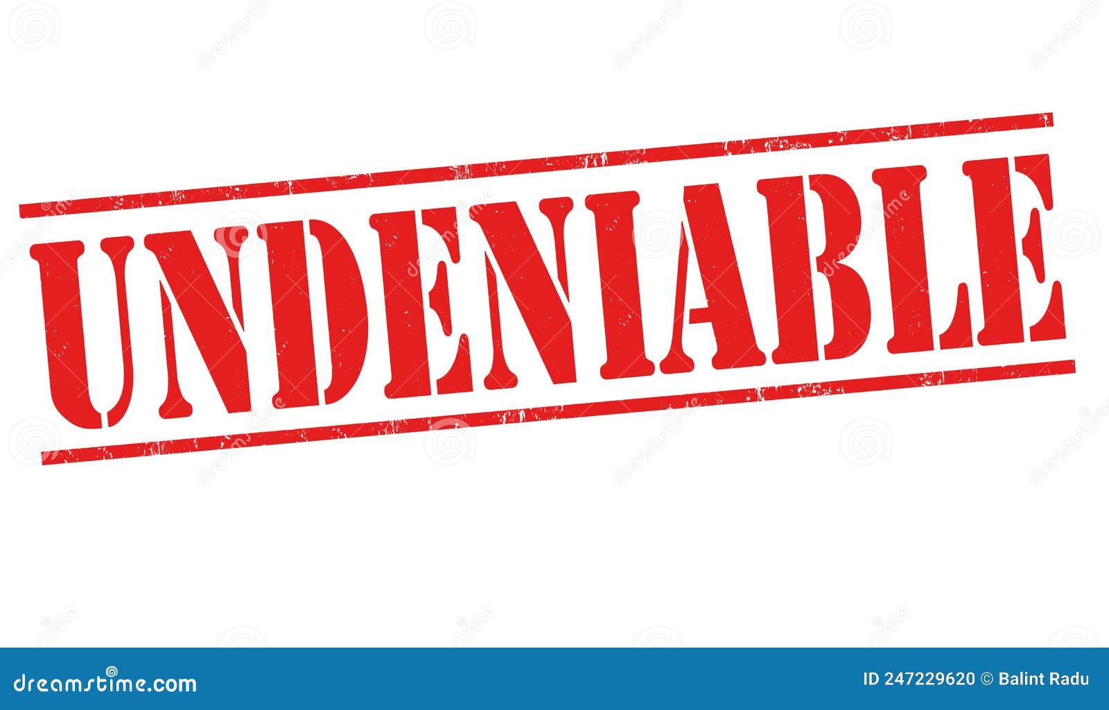 Undeniable Grunge Rubber Stamp Stock Vector - Illustration of icon ...