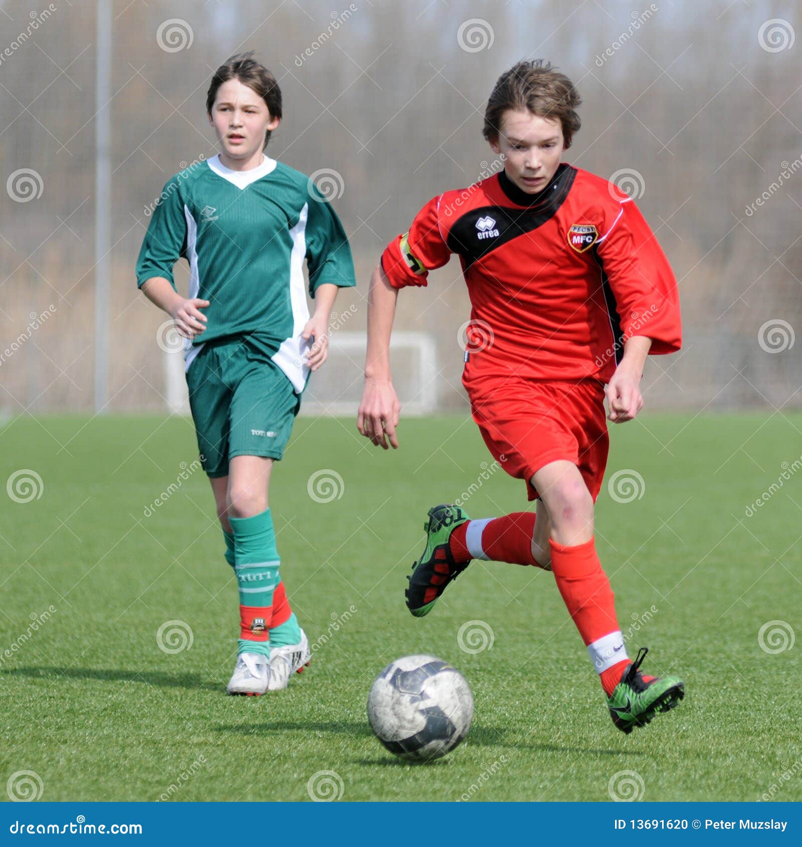 Under 15 soccer game editorial image. Image of outdoors - 13691620