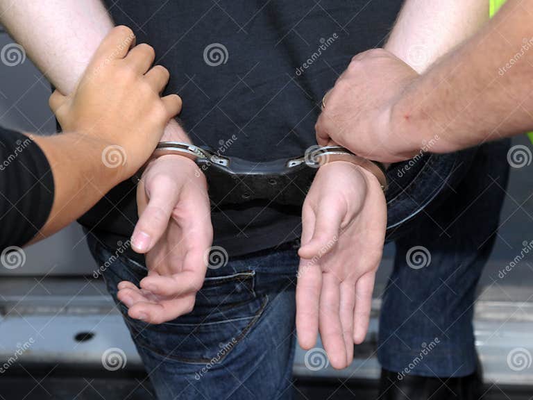 Under arrest stock photo. Image of prison, police, criminal - 21147188