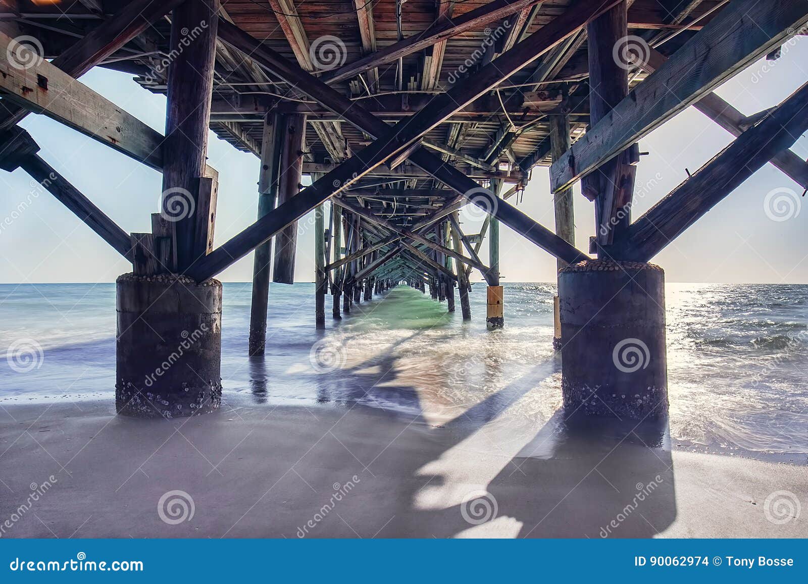 Under the Boardwalk stock photo. Image of path, scenic - 90062974