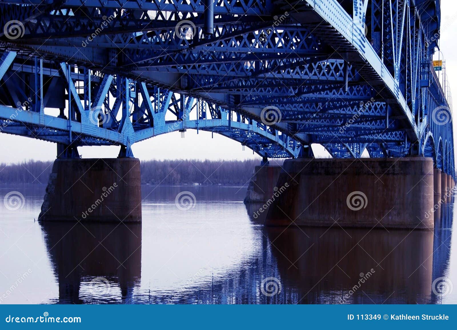 Under the Bridge stock image. Image of construction, reflections - 113349